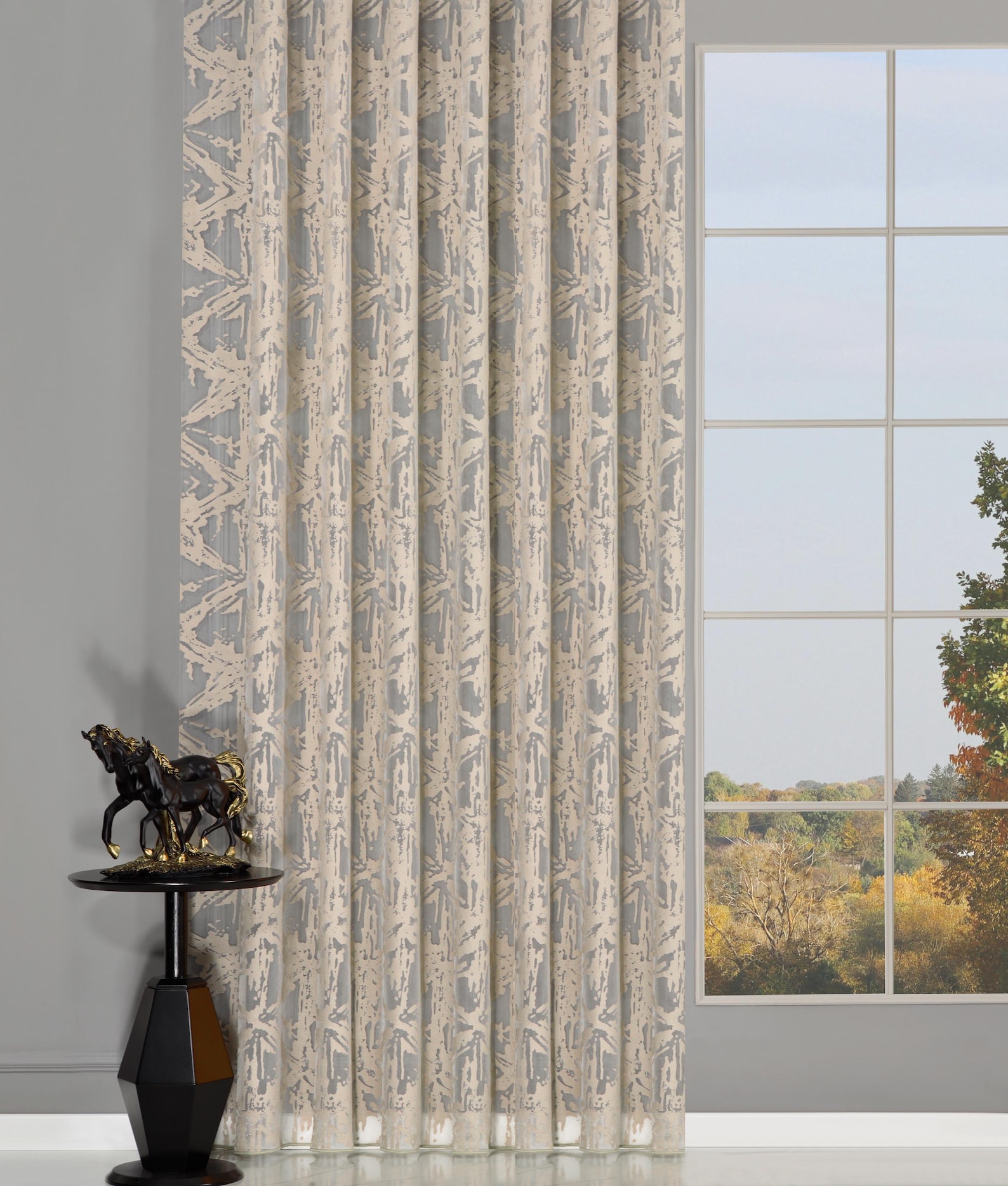 Luxury Sheer Curtains for Living Room and Bedrooms, Custom Size Extra ...