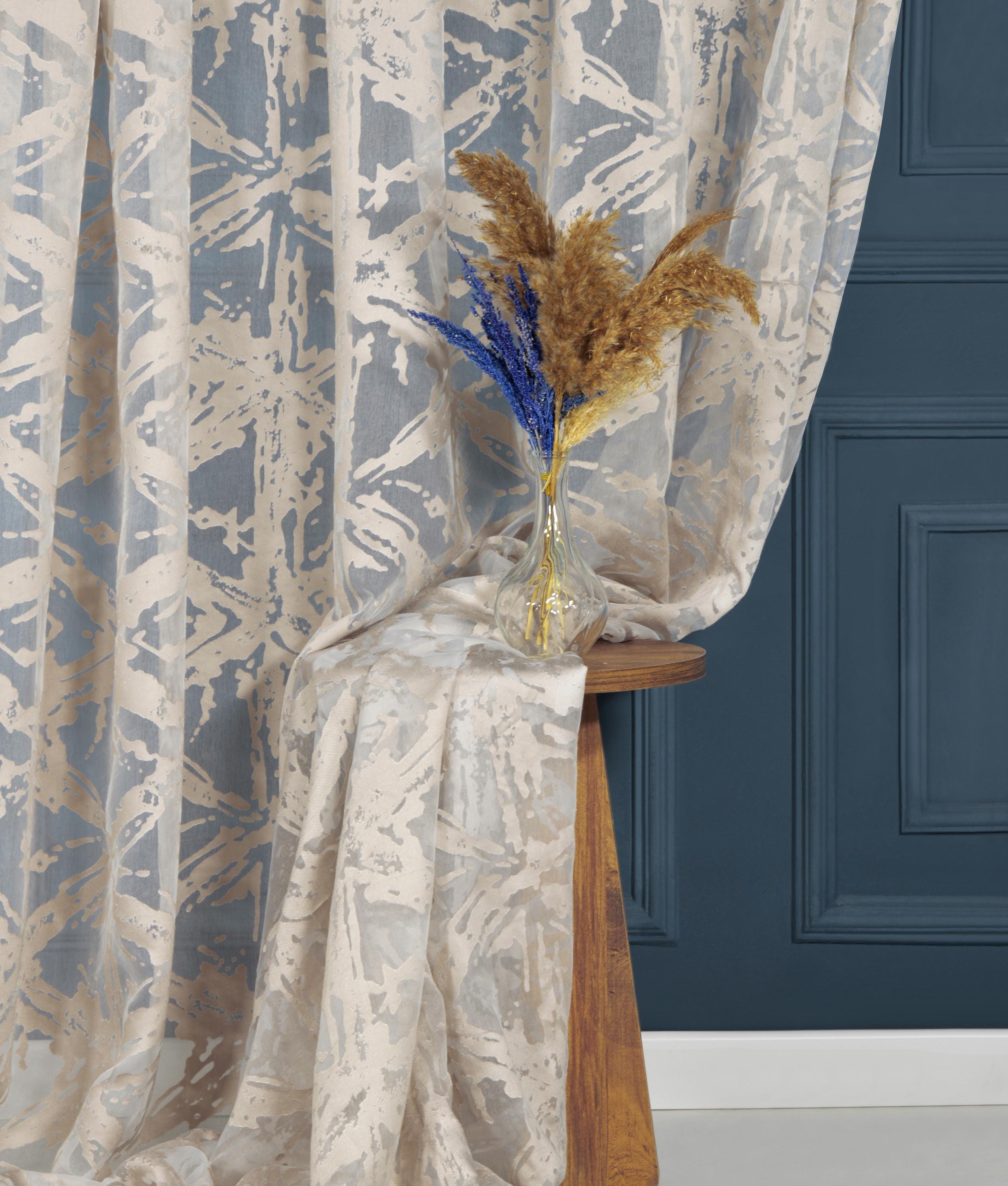 Luxury Sheer Curtains for Living Room and Bedrooms, Custom Size Extra ...