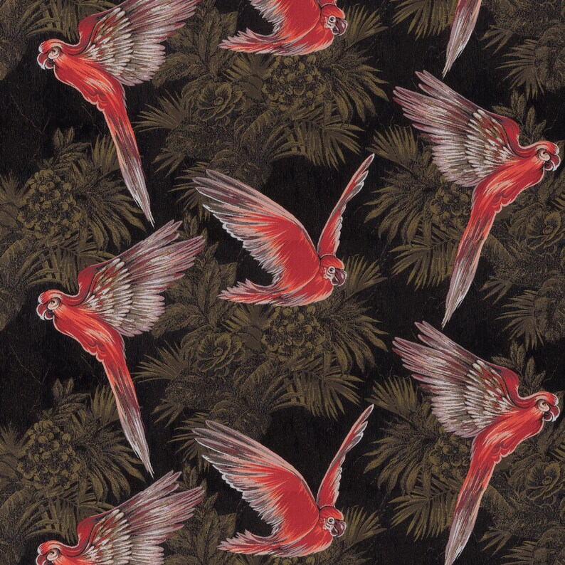 Parrot Pattern Blackout Curtains Panel for Living Room and Bedroom ...