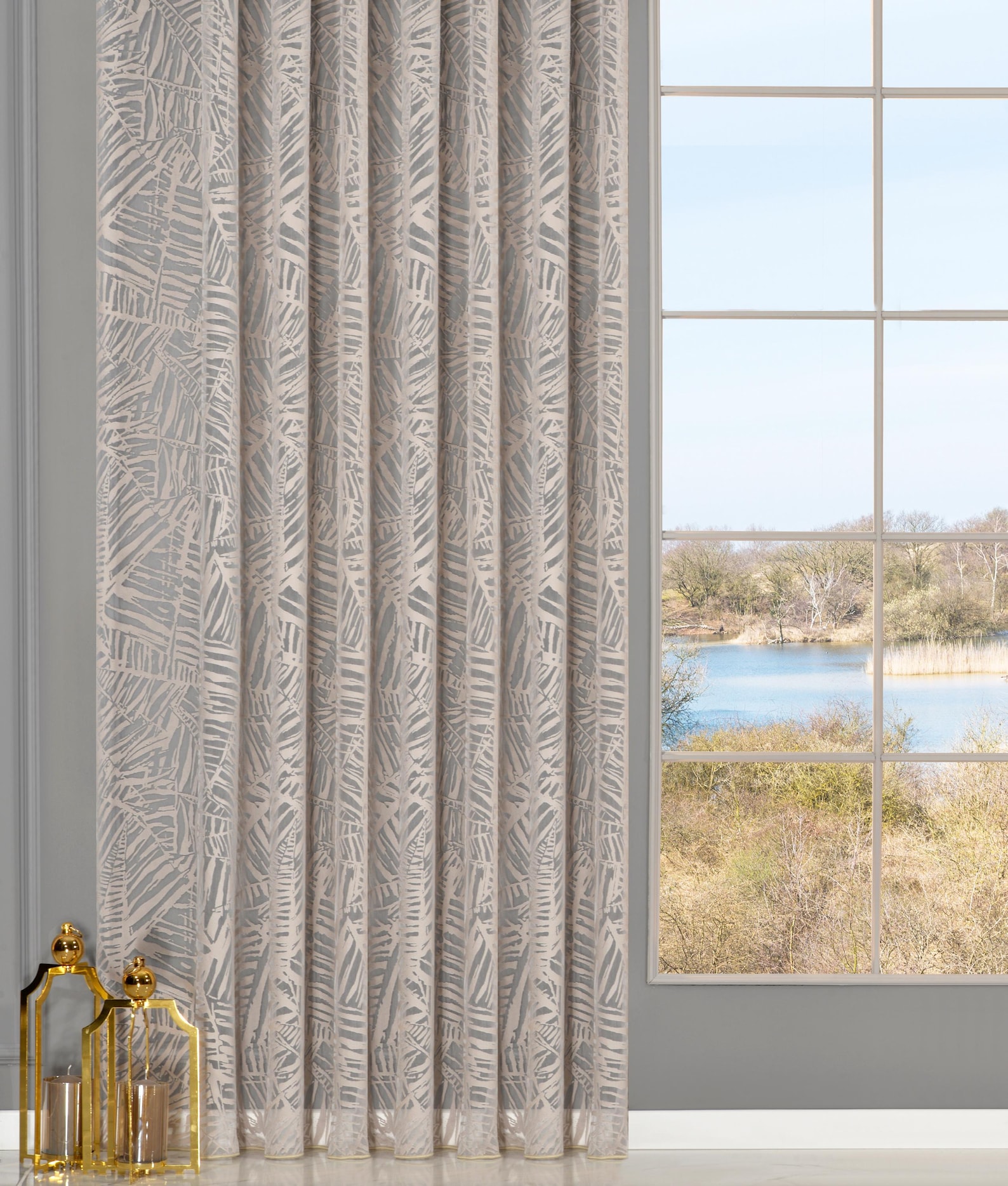 Luxury Sheer Curtains for Living Room and Bedrooms, Extra Wide Custom ...