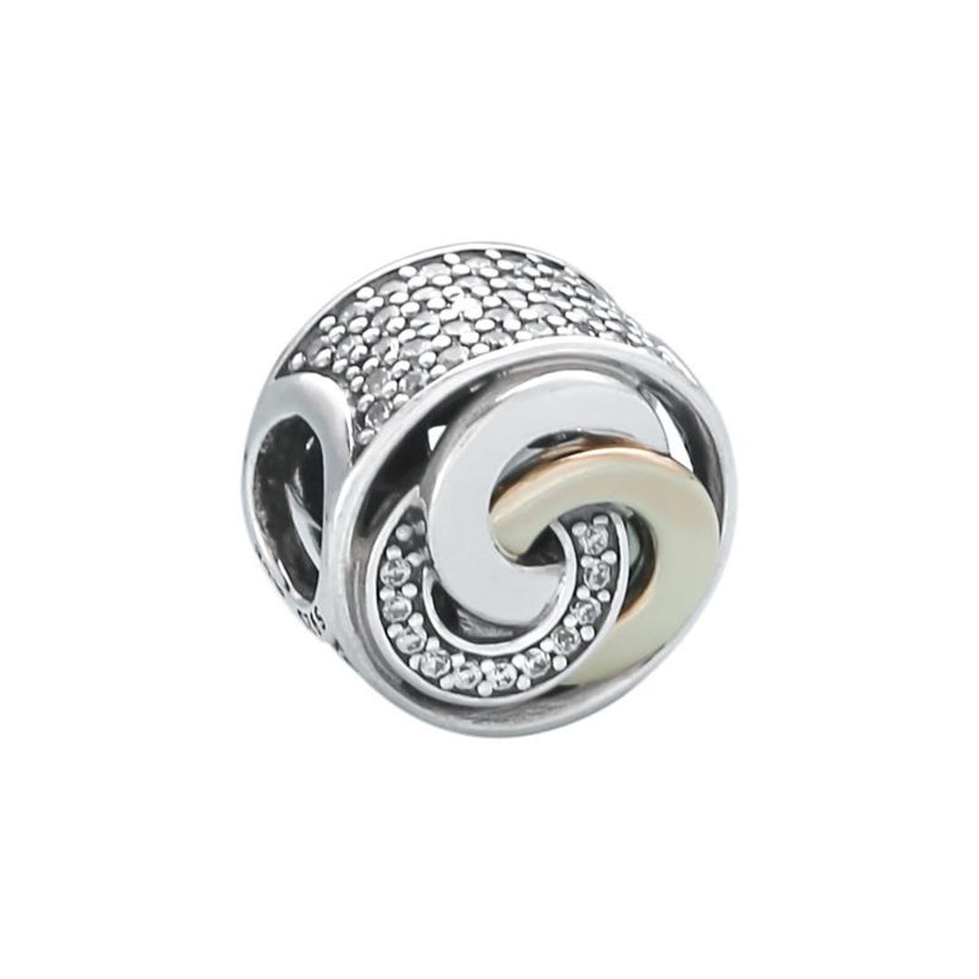 Pandora Sterling Silver Ale 925 Interlinked Circles Charm - Etsy