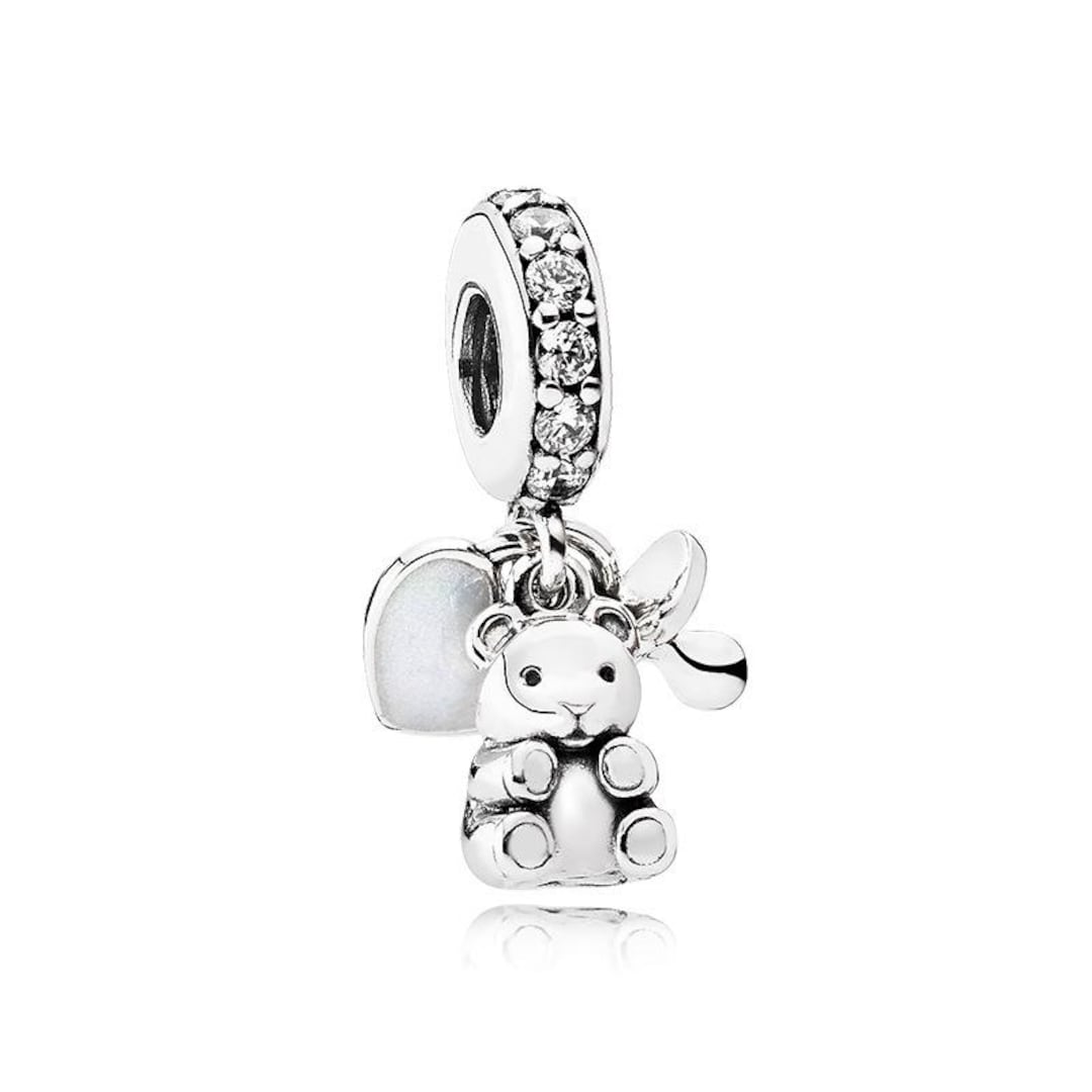 Pandora Baby Teddy Bear, Treasures Dangle Charm - Etsy