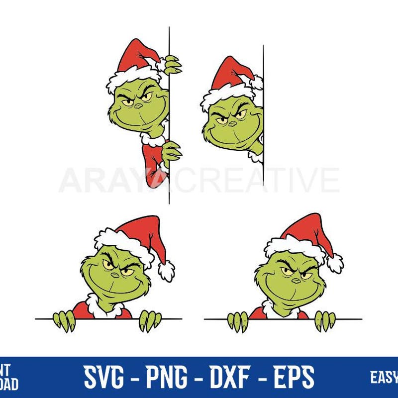 Grinch Border - Etsy