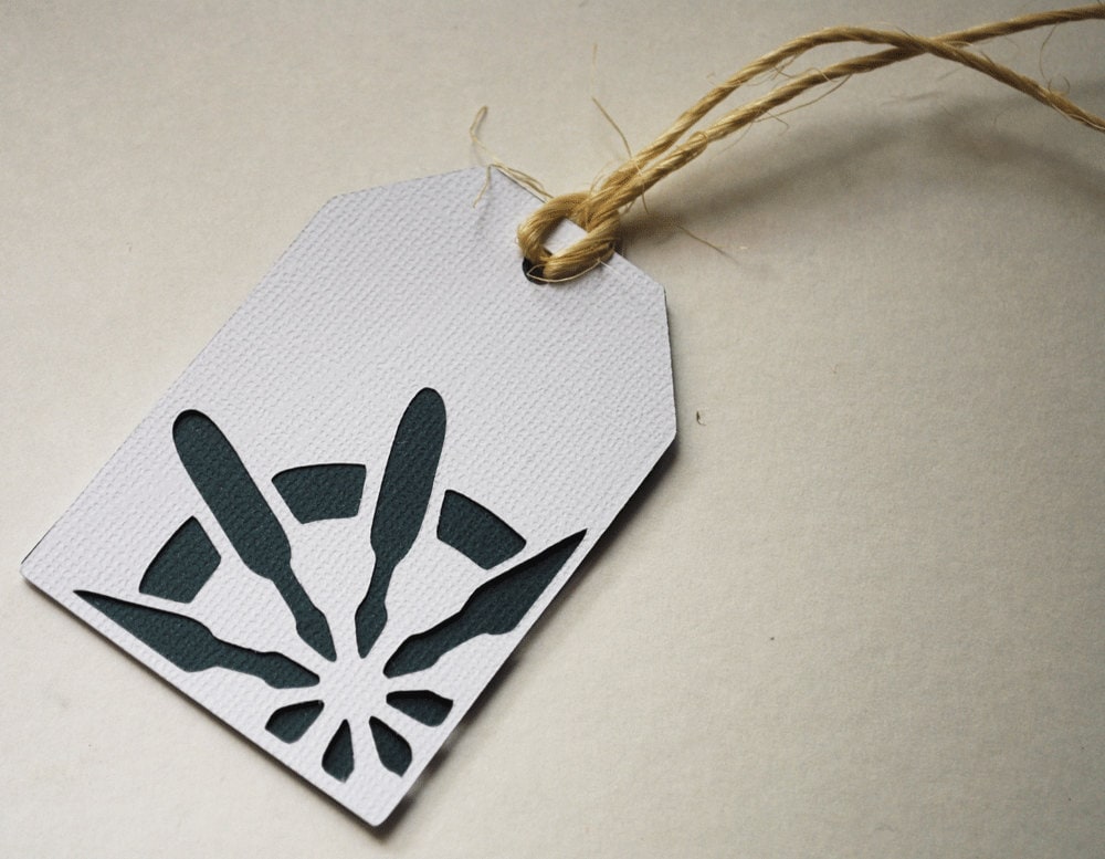 Nautical Ships Wheel Double Layered Hang Tags in Your Choice - Etsy
