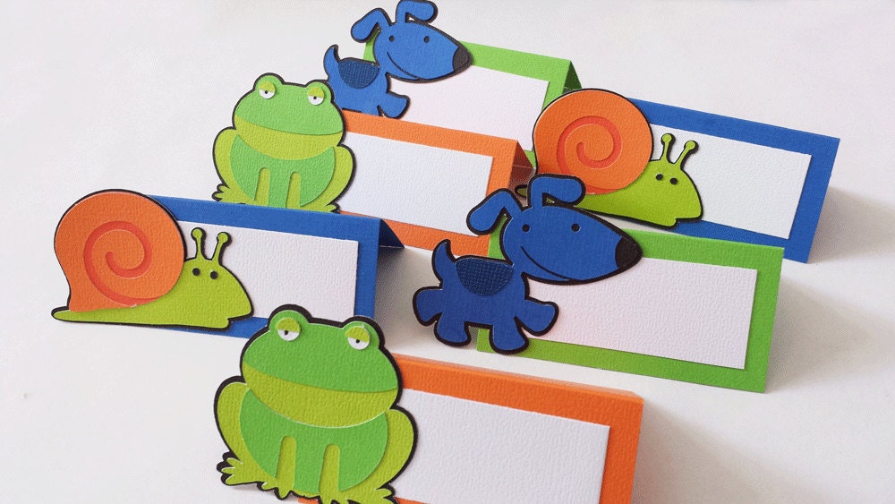 What Little Boys Are Made of Food Tags Place Holder Pre-printed or ...