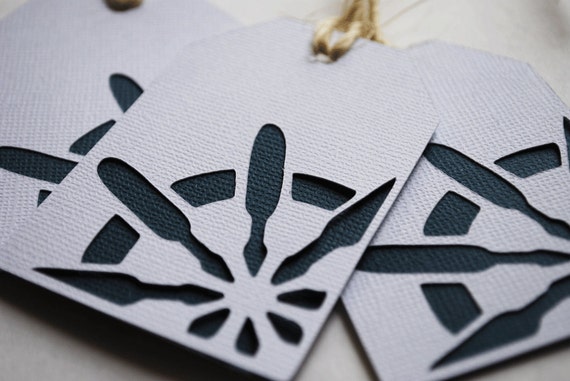 Nautical Ships Wheel Double Layered Hang Tags in Your Choice - Etsy
