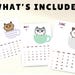 Printable 2026 Calendar for Kids and Cat Lovers- Cute Cats in a Cup ...