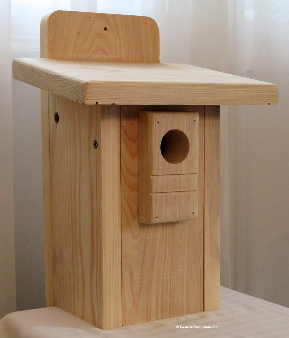 Drawing Pattern Easy DIY Outdoor Bird House - PDF File - Weekend Wood ...