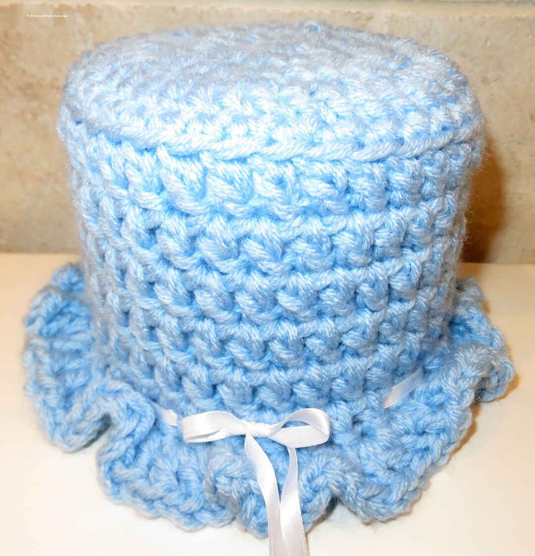 Toilet Tissue Topper - Light Blue Paper Cover - Bathroom Decor - Picnic ...