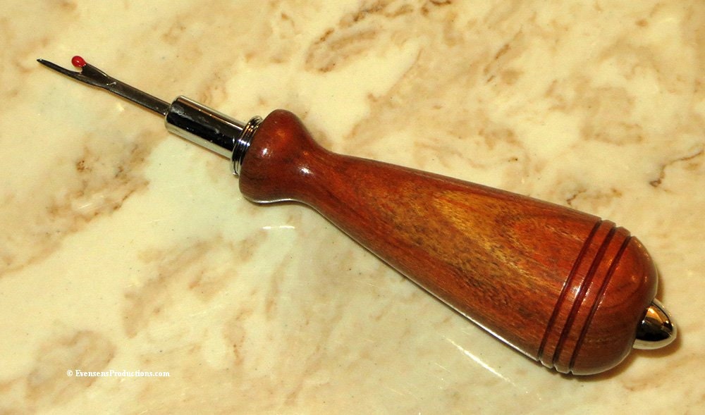 Seam Ripper Turned Wood Spalted Maple Burl Wood Quilter Tailor ...