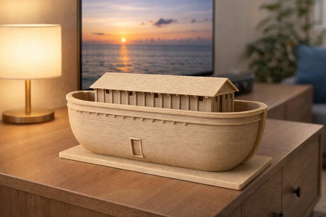 Noah's Ark (nuh) 3d-printed Replica of Noah's Ark - Etsy