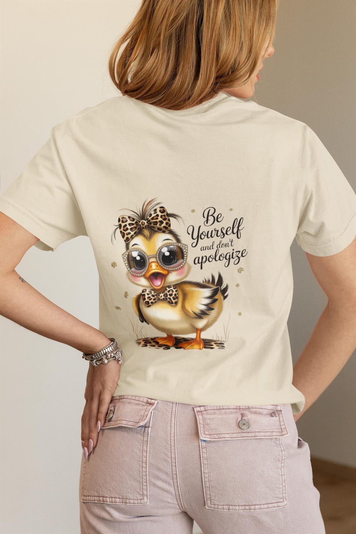 Be Yourself and Don't Apologize, Funny Duck Dtf Transfer, Shirt Design ...