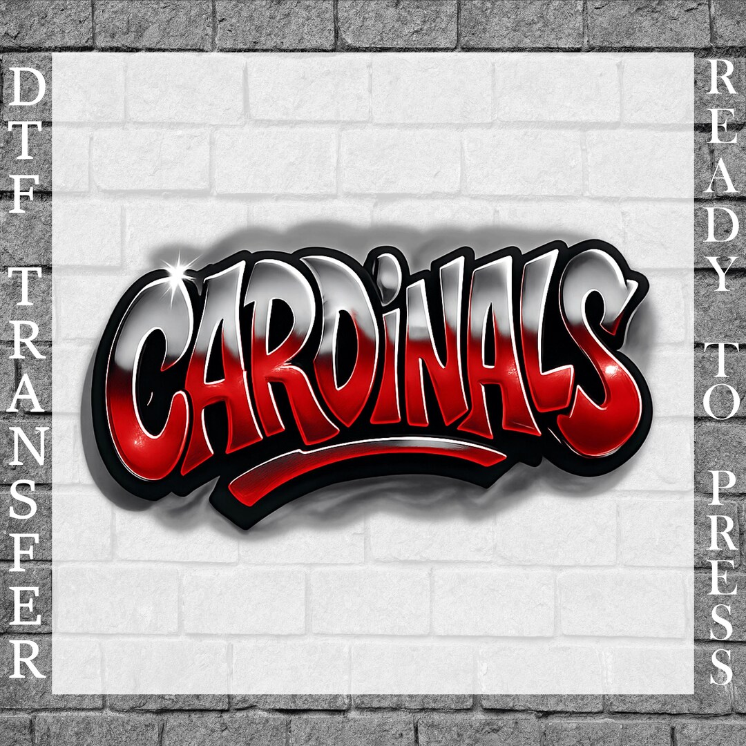 Cardinals Mascot DTF Transfer, School Spirit Shirt Design - Etsy