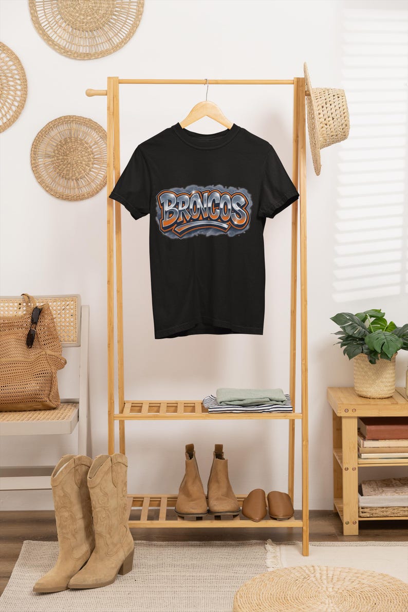 Broncos Mascot DTF Transfer, School Spirit Shirt Design - Etsy