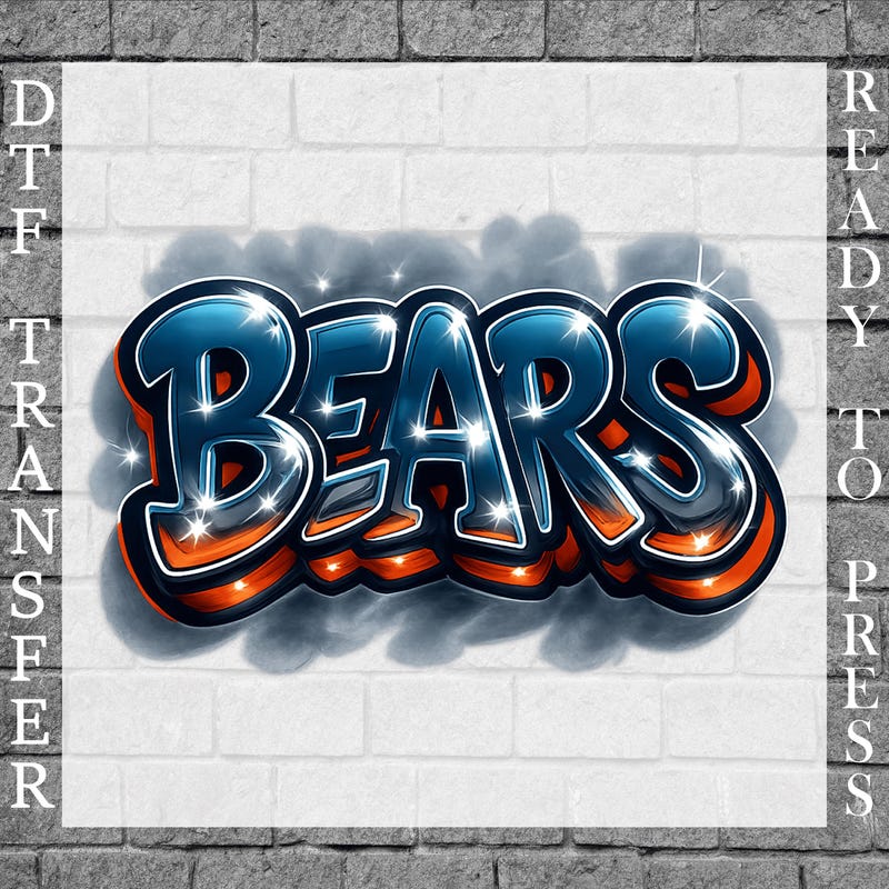 Bear Dtf Transfer - Etsy
