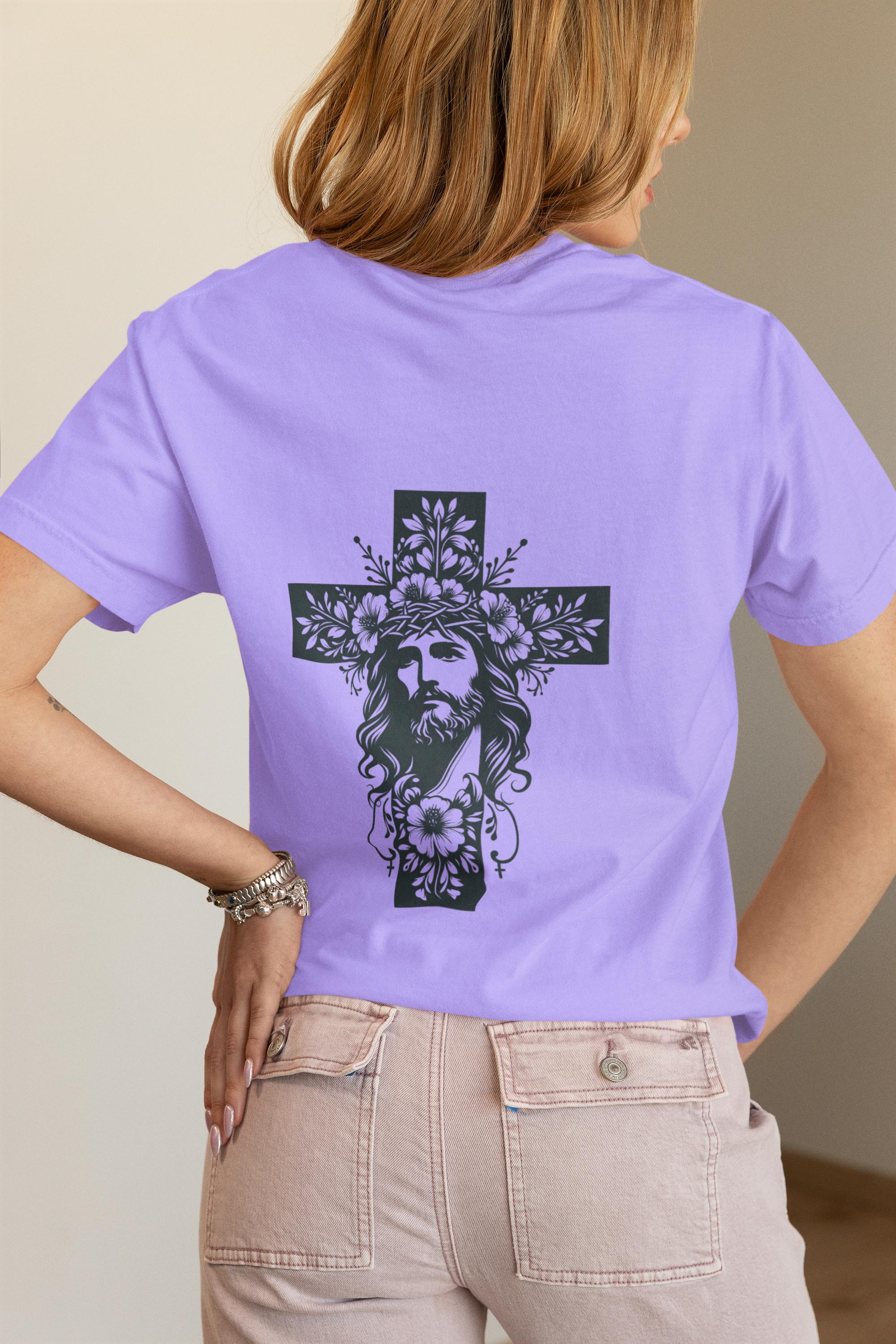 Christian Cross John Dtf Transfer, Religious Design, Jesus Dtf - Etsy