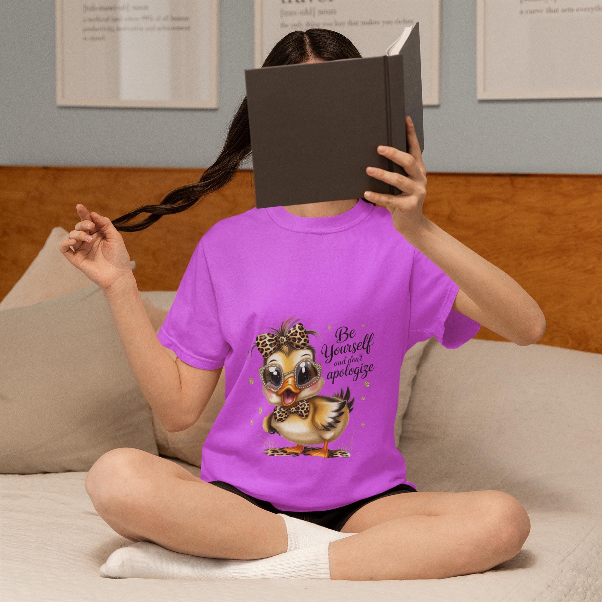 Be Yourself and Don't Apologize, Funny Duck Dtf Transfer, Shirt Design ...
