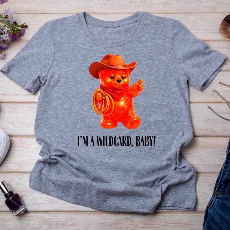Cowboy Gummy Bear • I'm a Wildcard Baby PNG • Trending Gummy Clipart ...