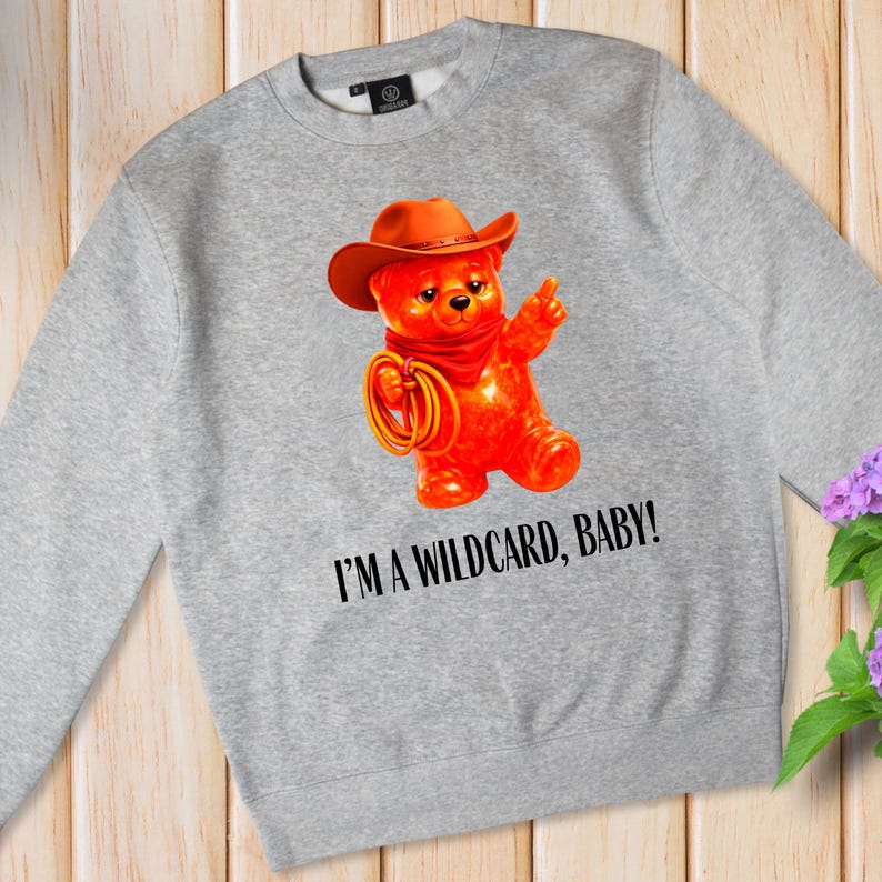 Cowboy Gummy Bear • I'm a Wildcard Baby PNG • Trending Gummy Clipart ...
