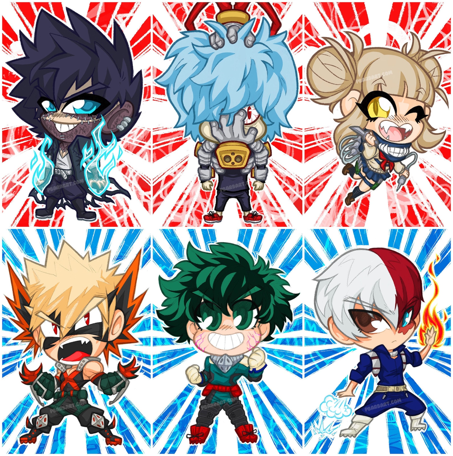 Mi héroe Academia: Pequeño Fanart Brillante Foto 4x6 | Etsy