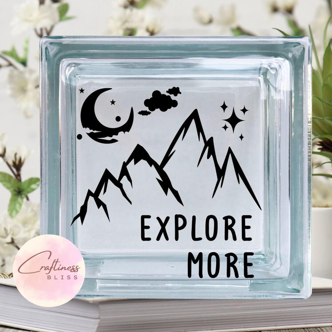 Explore More DIY Custom Vinyl Decal Inspirational Glass Block Car Decal ...