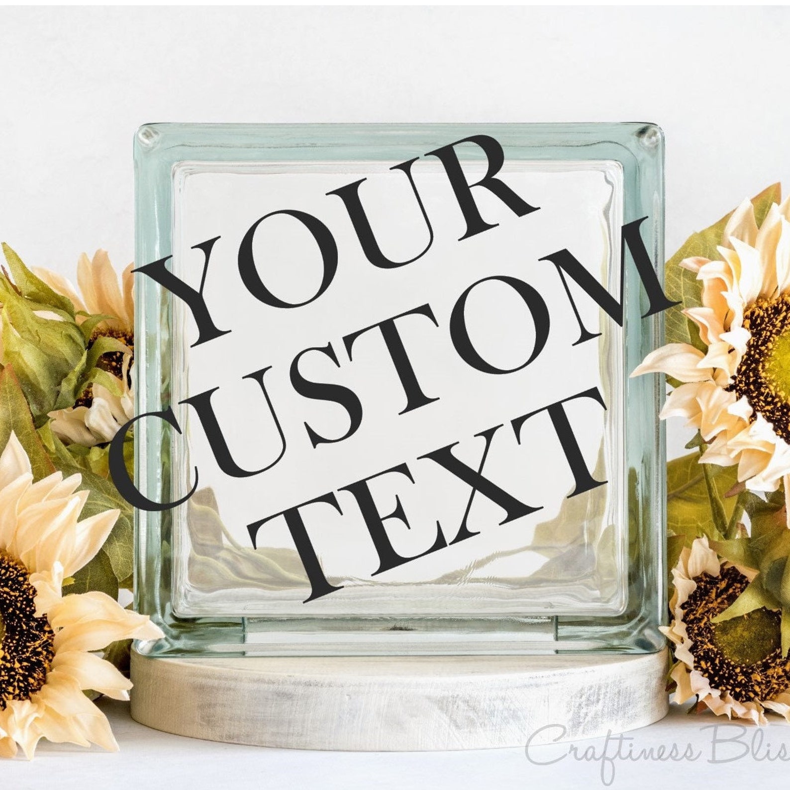 Custom Order Decal for Glass Blocks - Etsy