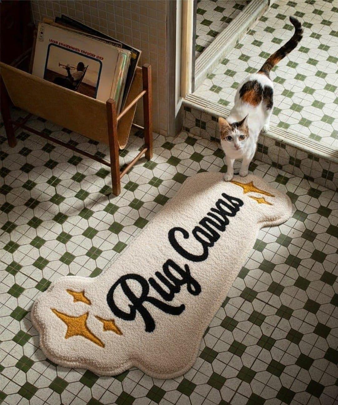 Custom Name Tufted Rug: Personalized Handmade Accent Rug - Etsy