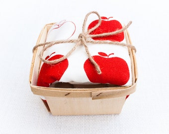 Green Apple Flour Sack Dish Towel | Etsy