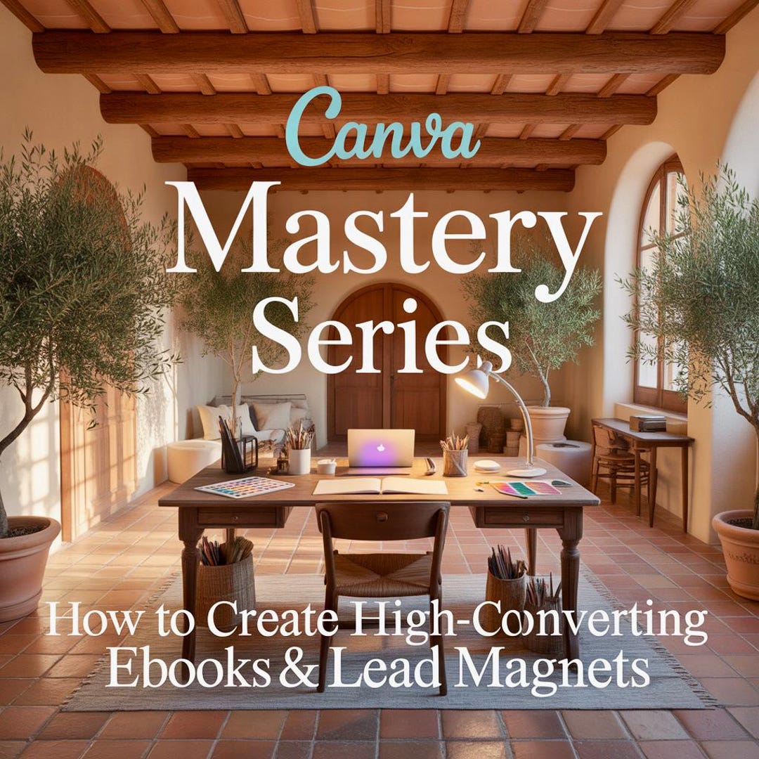 Canva Mastery Series | 12-page Guide to Create High-converting Ebooks ...