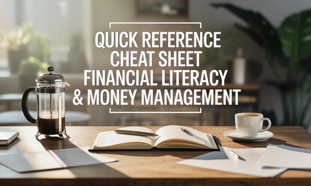 Quick Reference Cheat Sheet: Financial Literacy & Money Management ...