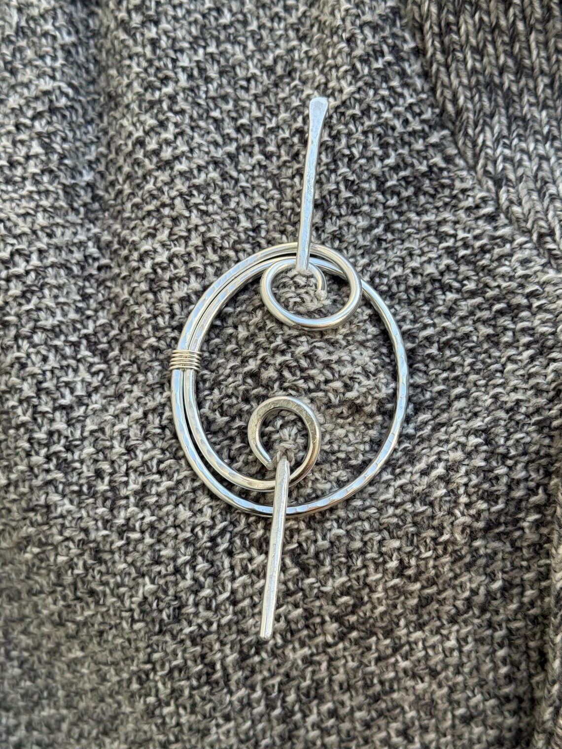 Metal Brass Aluminum Hair Stick, Silver Hair Pin, Knit Shawl Fork - Etsy