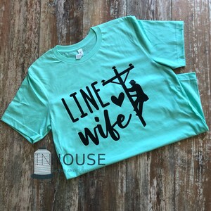 Line Wife Shirt | Bella and Canvas | Soft Tee | Lineman's Wife Shirt ...