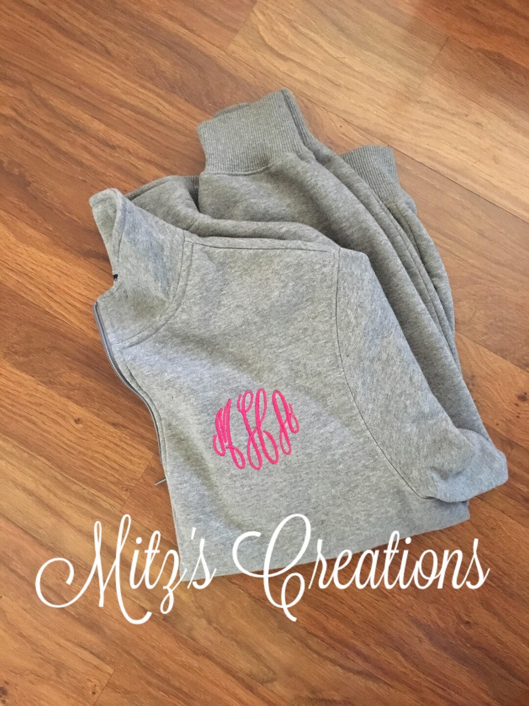 Monogram Pull Over | Quarterzip Monogram | 1/4 Zip up Jacket ...