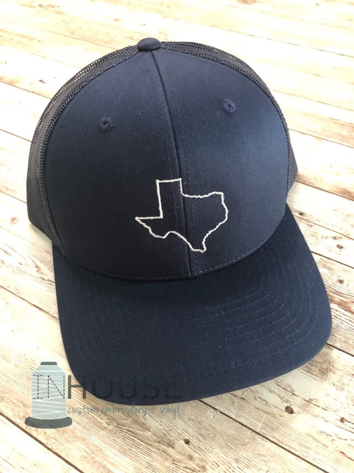 Richardson Hat State Outline Hat Snapback Trucker Hat - Etsy