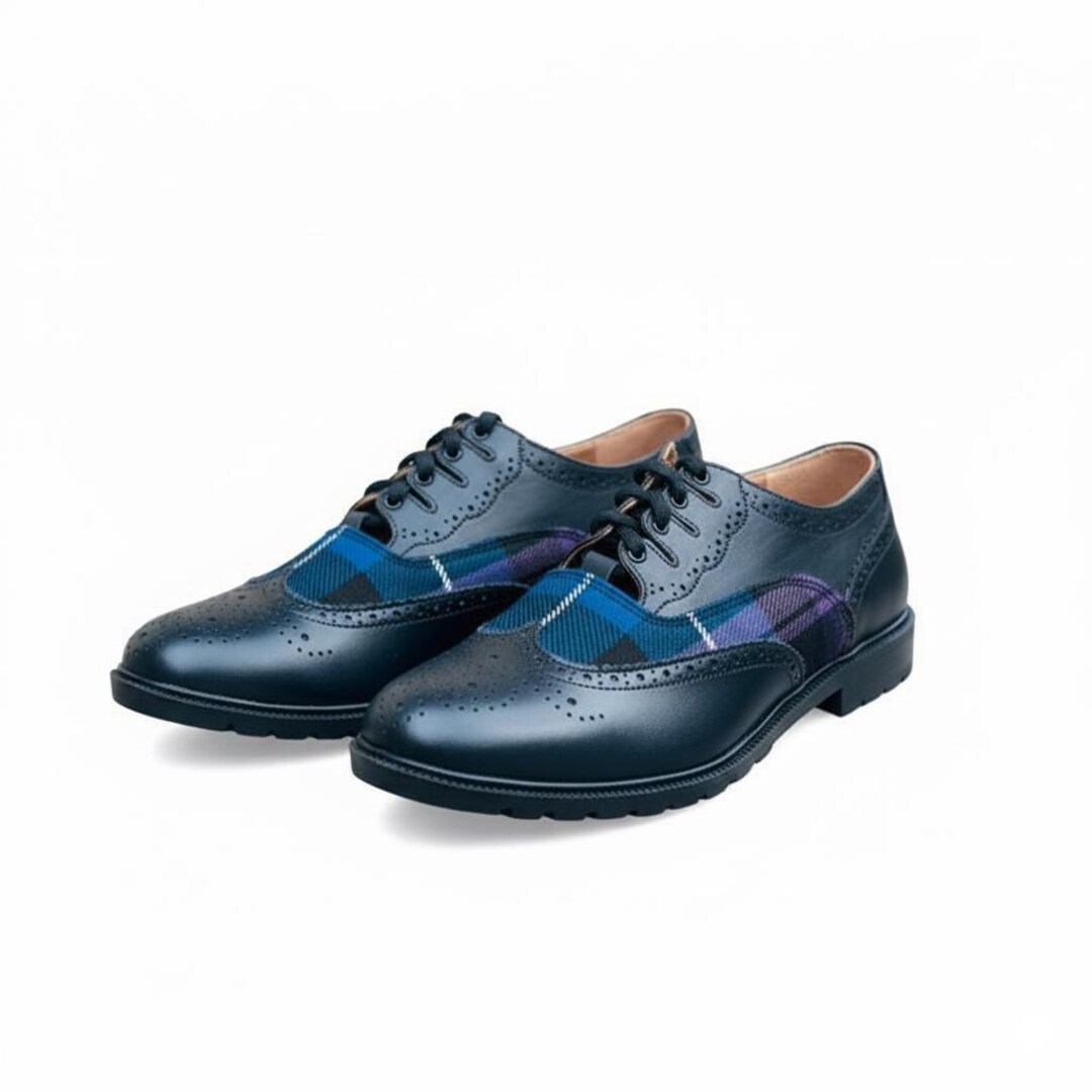 Handmade Ghillie Brogues Highland Dress Shoes 50+ Scottish Clan Tartans ...