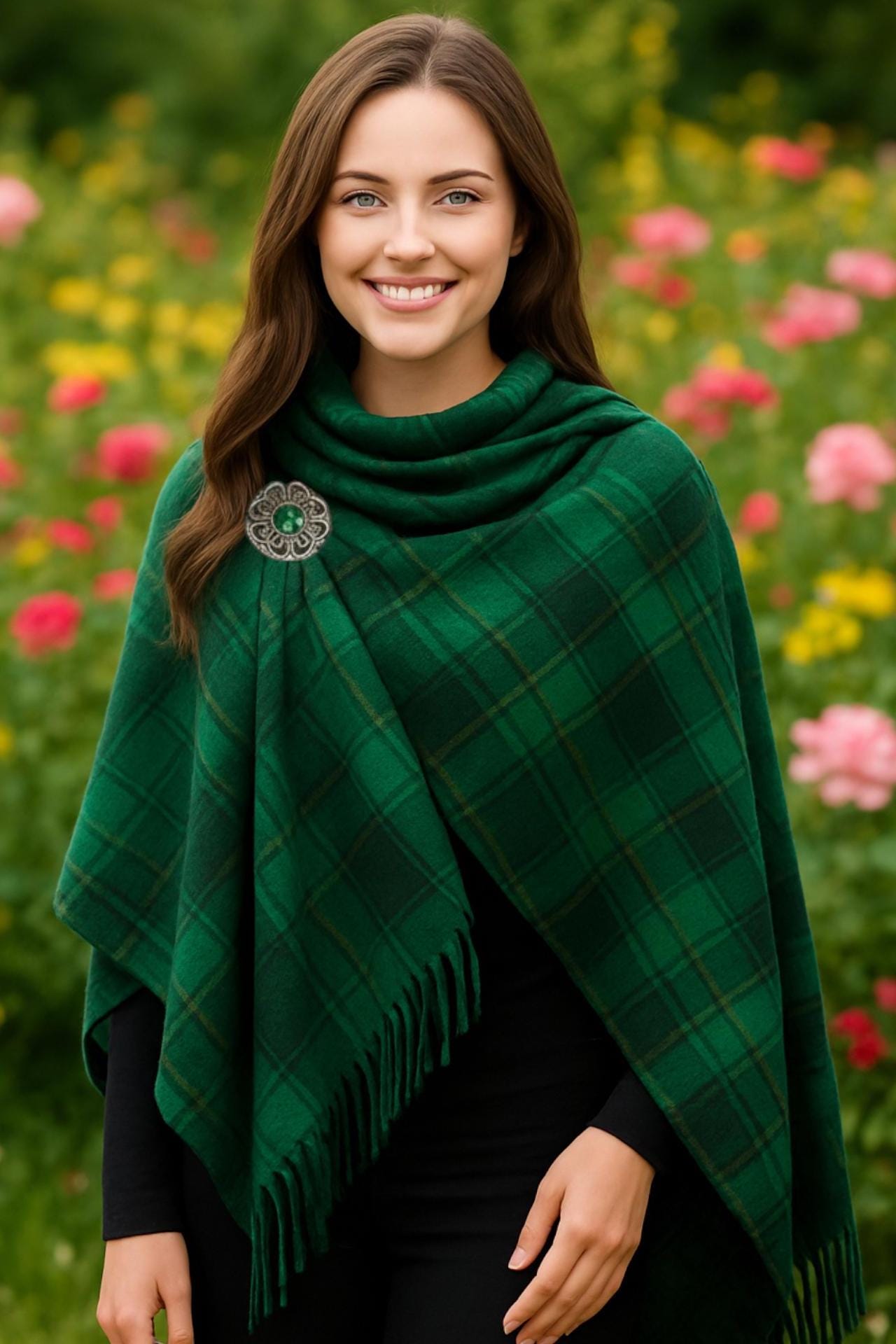 Outlander Tartan Shawl for Women – 50+ Tartans – Traditional Plaid Outlander Scottish Accessory ...