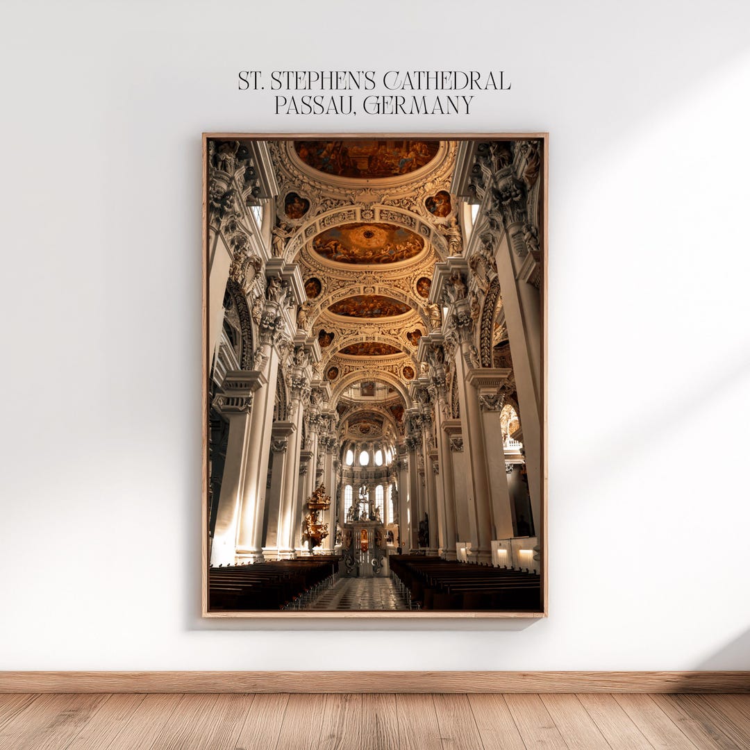 Digital Mural of Passau – St. Stephen's Cathedral | High-resolution Art ...