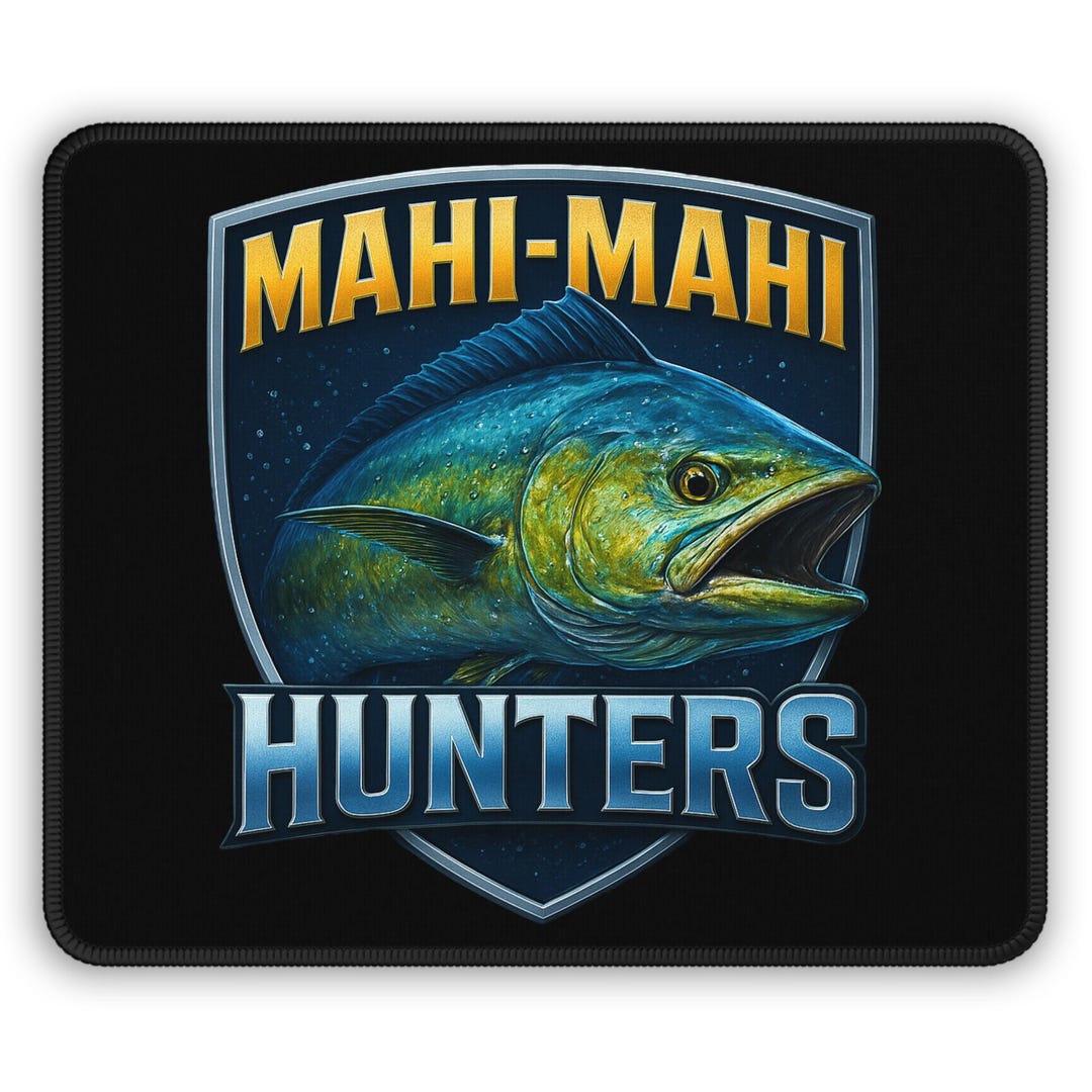 Mahi-mahi Gaming Mouse Pad, Custom Desk Accessory, Unique Gift for ...