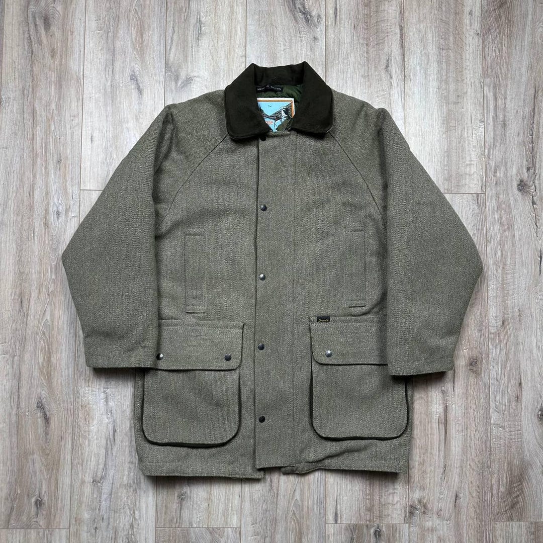 Vintage Bronte Tweed Hunting Coat: Heavyweight Wool Jacket, Mens XL - Etsy