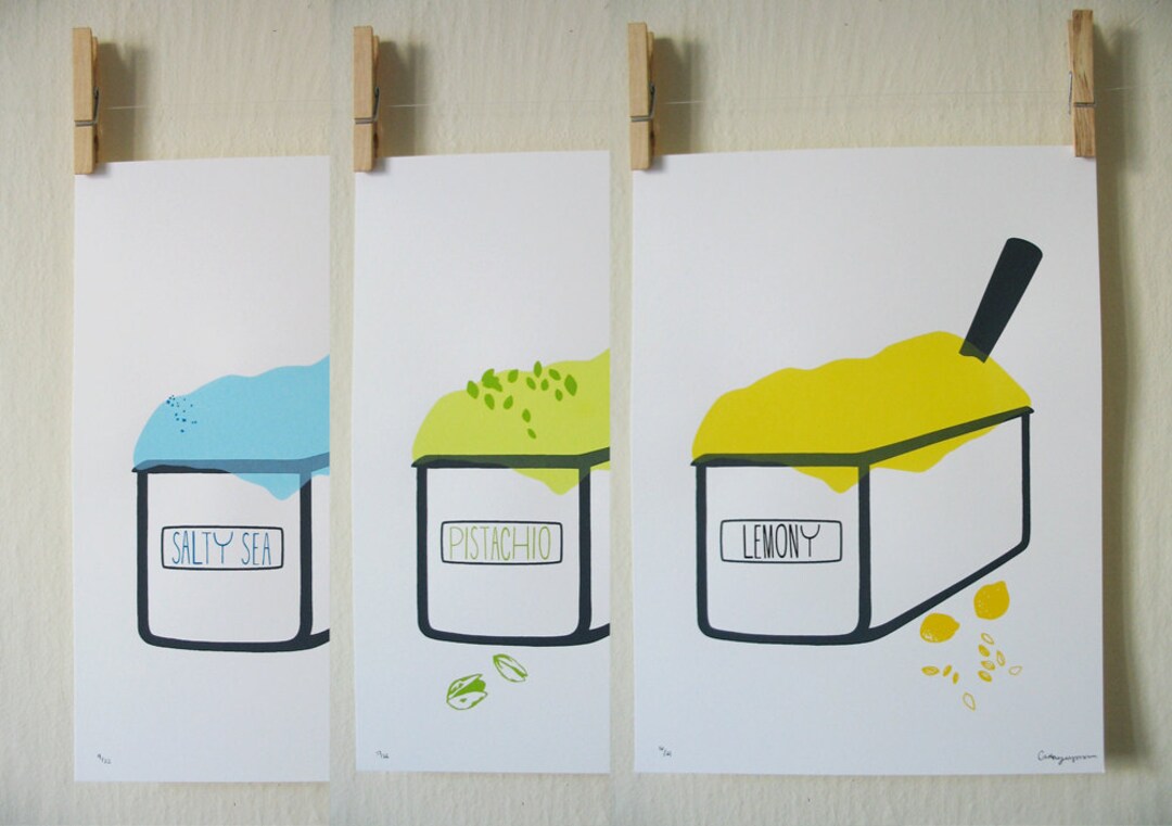 Gelato Sampling - Pick 3 Flavors (set of Any 3) - Etsy