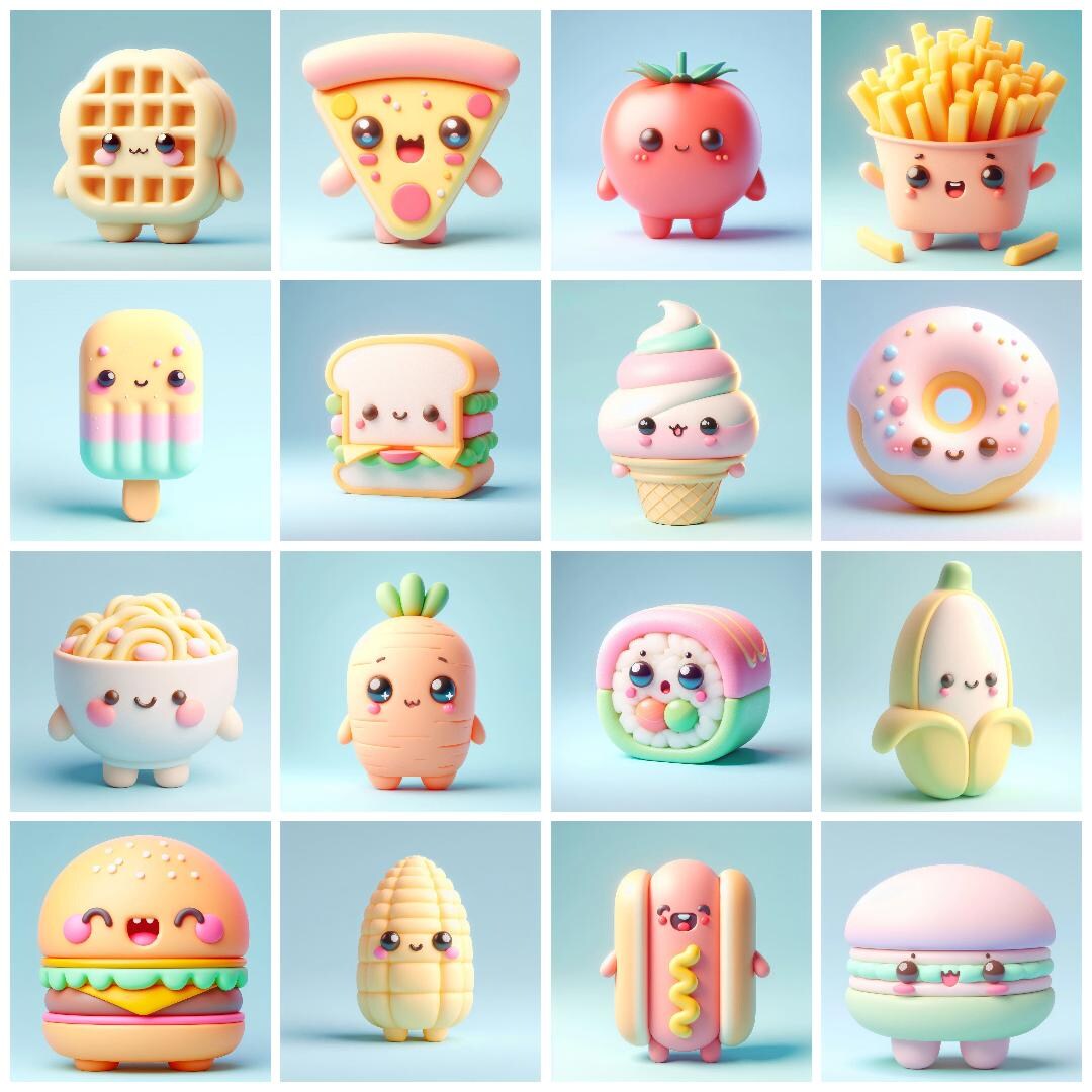 Food Character – Digital AI Prompts & Visual Examples. Make Unlimited ...