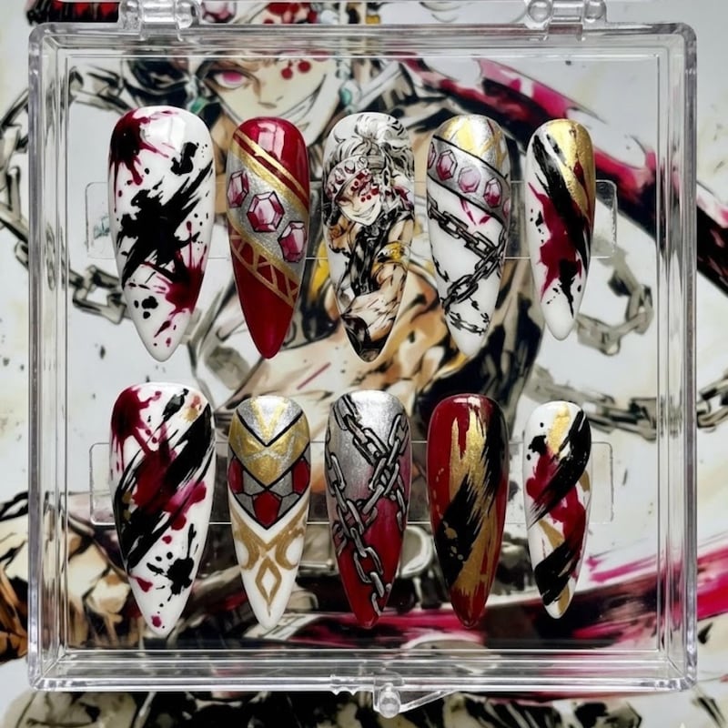 Uzui Tengen Nails - Etsy