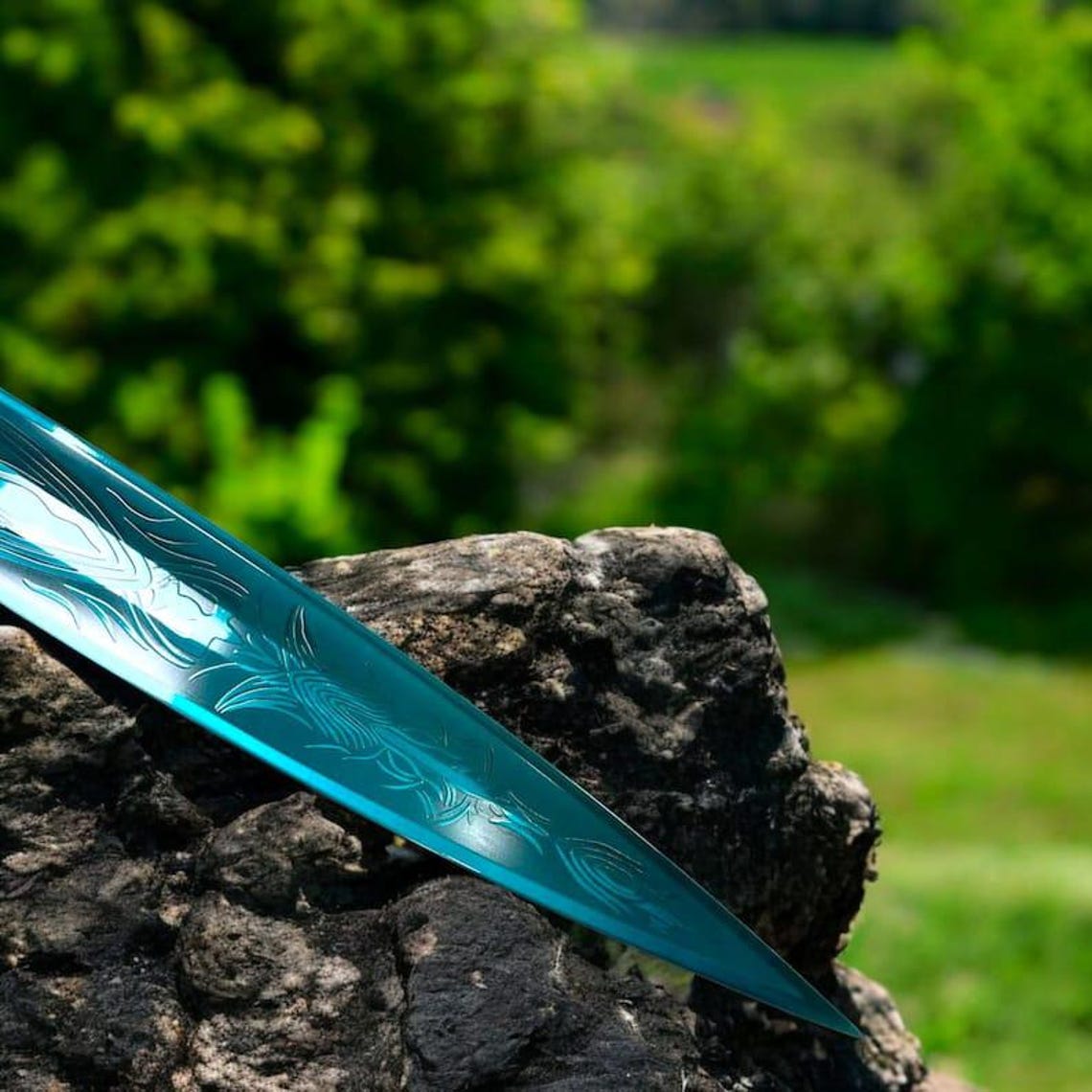 Moonlight Greatsword Metal Replica, Hand-painted Luminous Cosplay Prop ...
