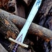 Handmade Anaklusmos Riptide Sword, Stainless Steel With Leather Sheath ...
