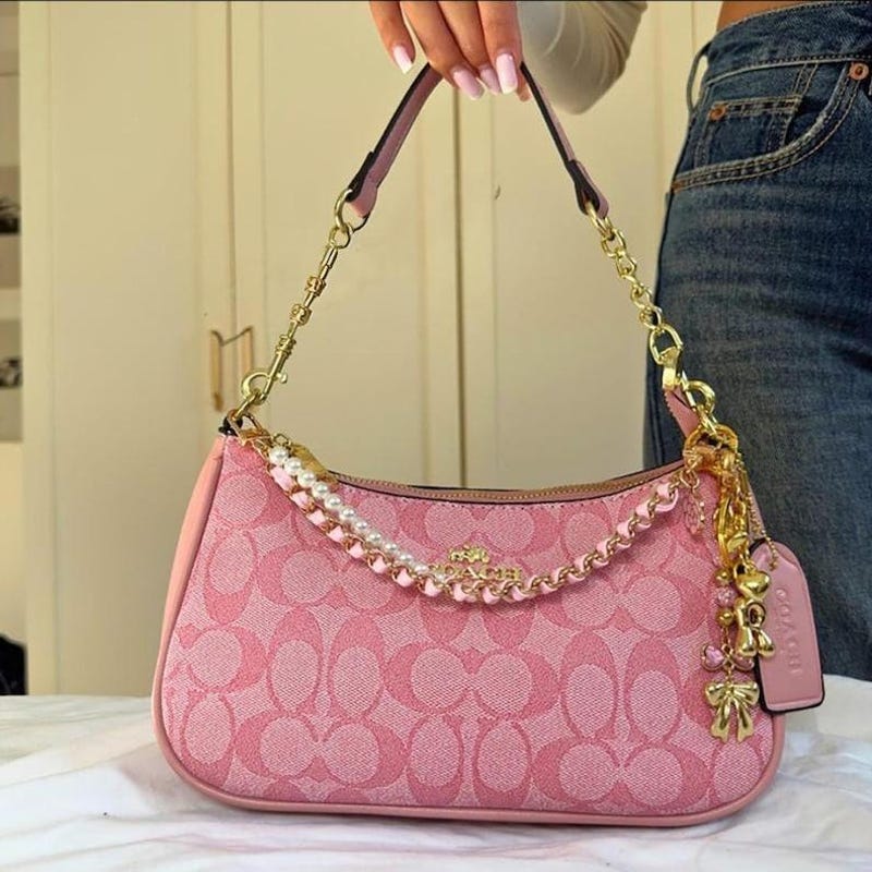 Pink Teri Coach - Etsy UK