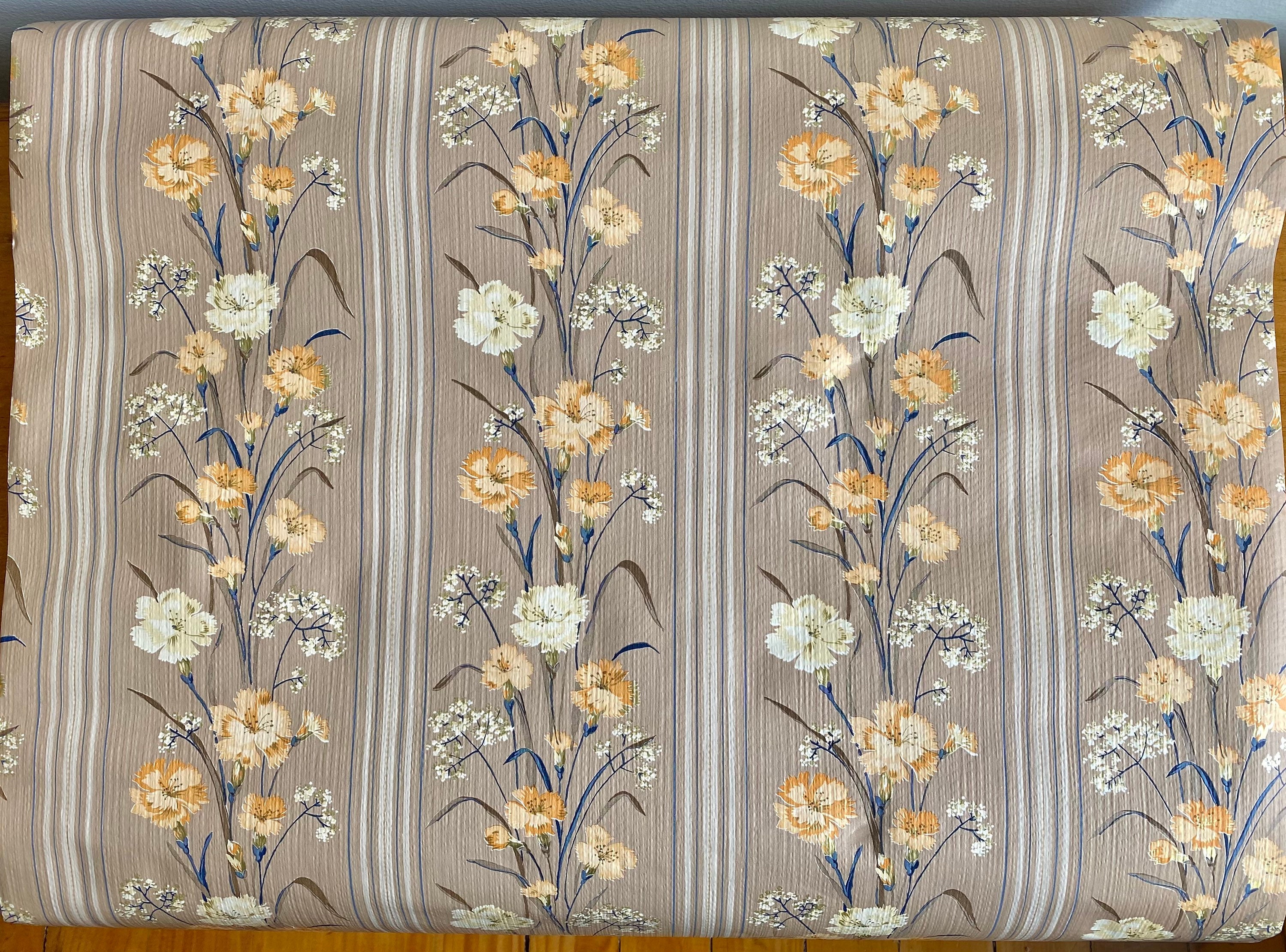 Vintage Farmhouse Wallpaper Full Roll - Etsy