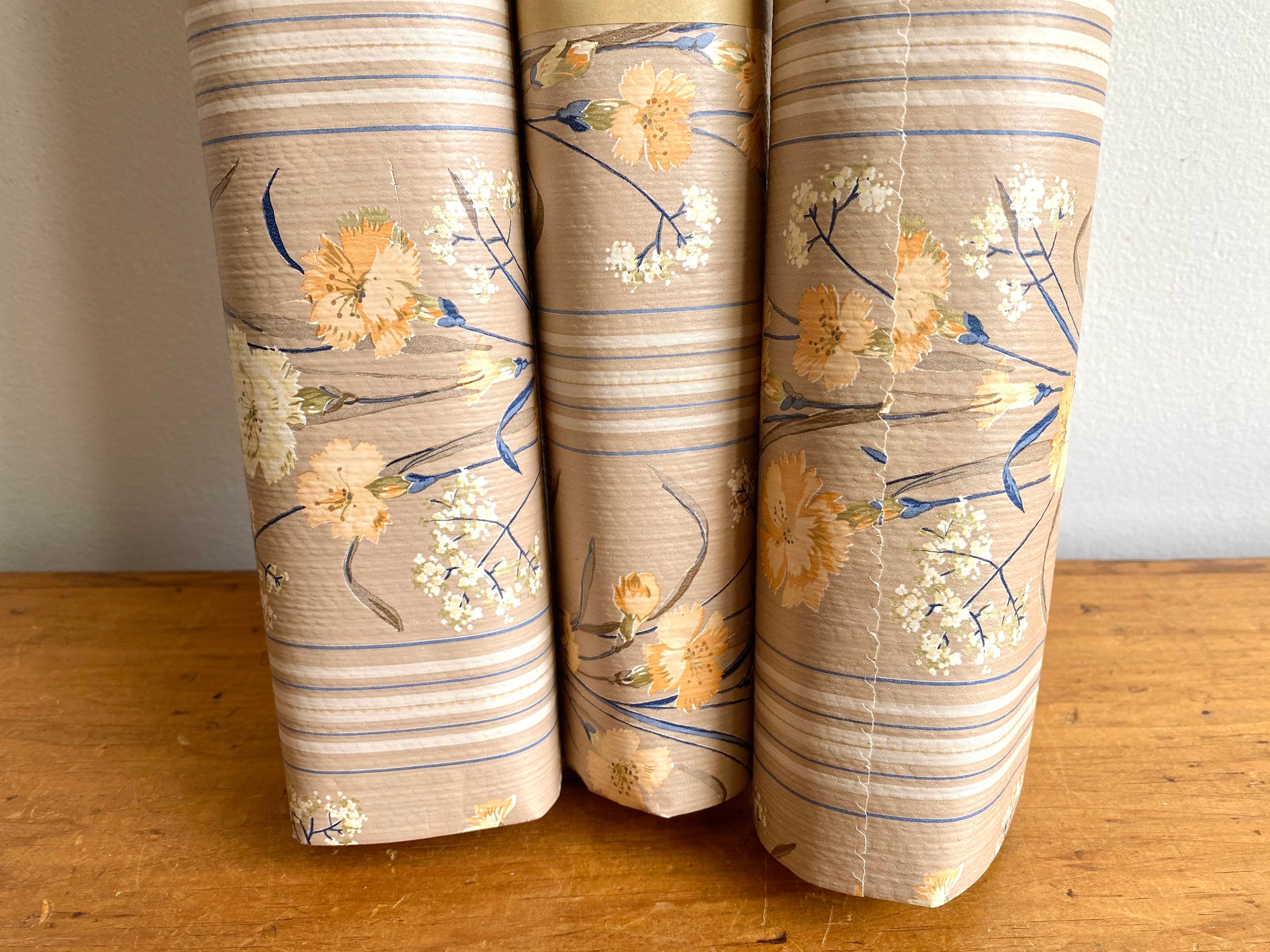 Vintage Farmhouse Wallpaper Full Roll - Etsy