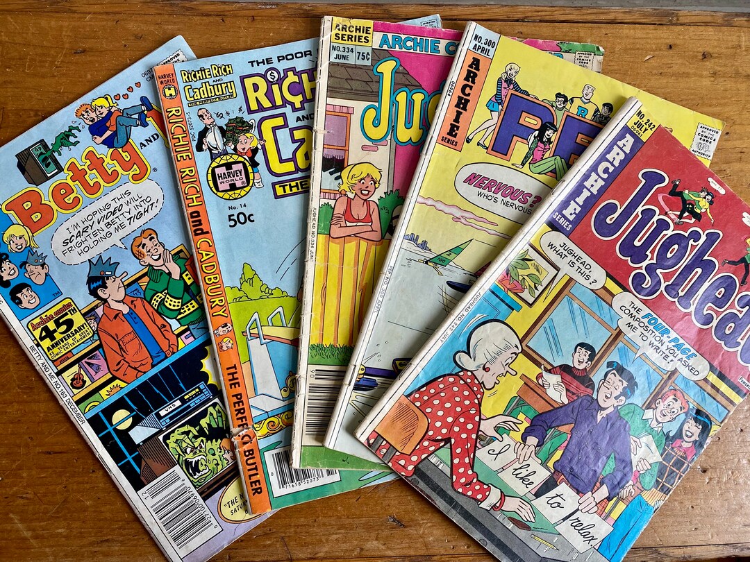 Vintage Archie Comic Book Lot - Etsy