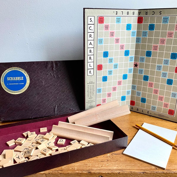 Scrabble Board Game - Etsy