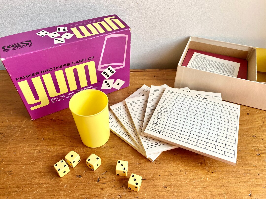 Vintage YUM Game 1970s - Etsy